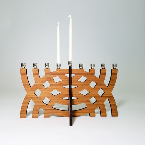 Gio Gio Design | Handcrafted wood menorahs | MyAmericanCrafts – My ...