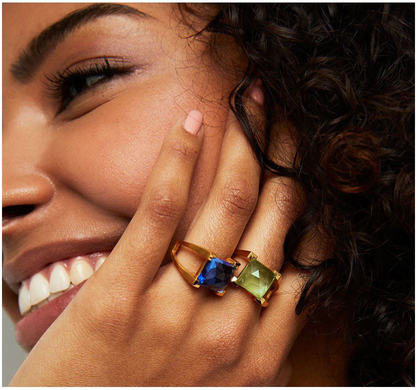 Midnight Blue Mini Plaza Ring – My American Crafts