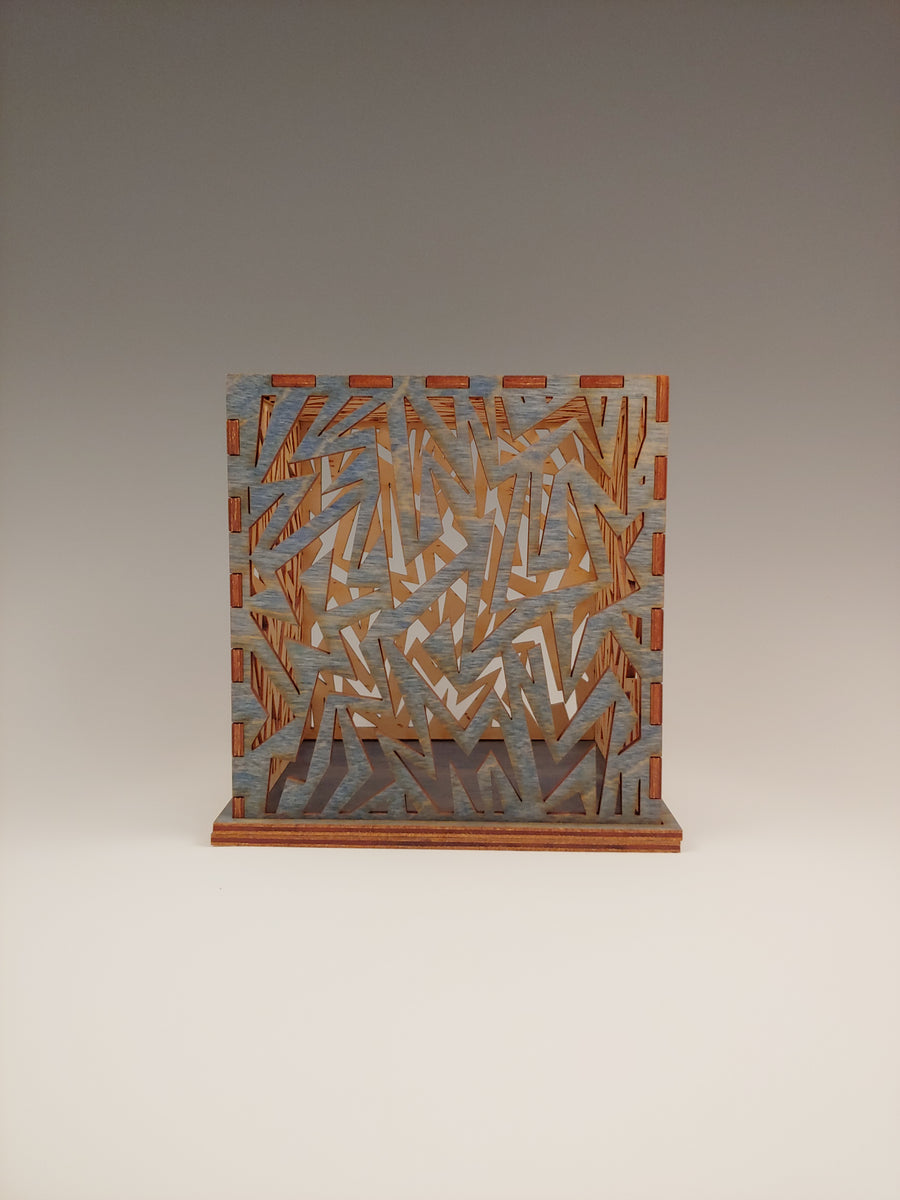 Geometric Wood Luminary – My American Crafts