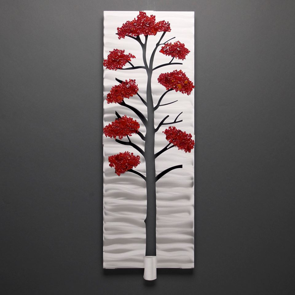"Fall" Wall Sculpture | Metal Petal Art | MyAmericanCrafts – My ...