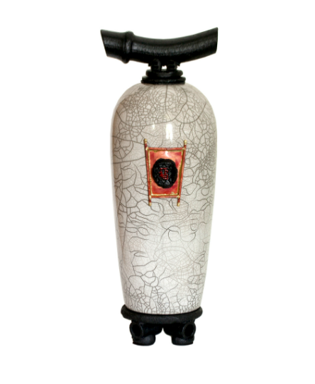 Two Wishes White Cracle Wish Keeper | Matthew Lovein Raku ...