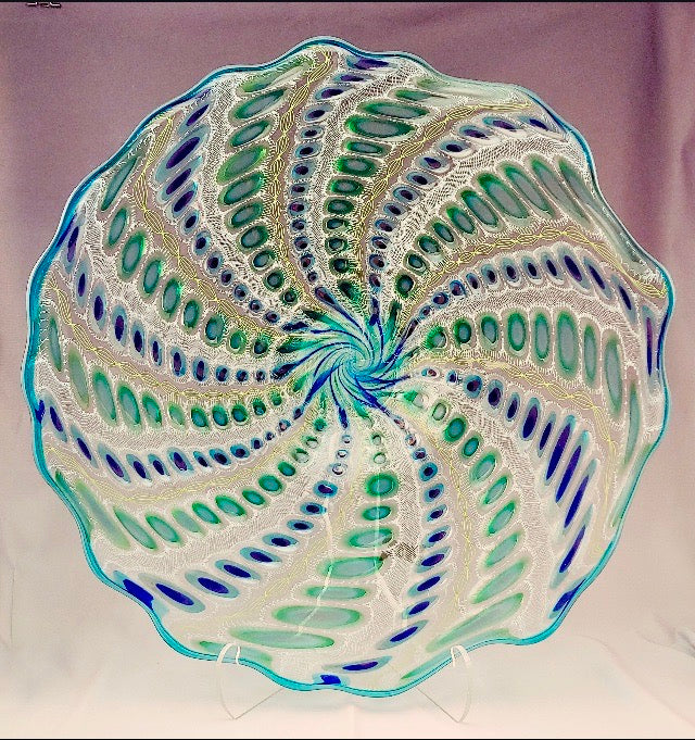 Murrini Platter | Garrelts Glass | MyAmericanCrafts – My American Crafts
