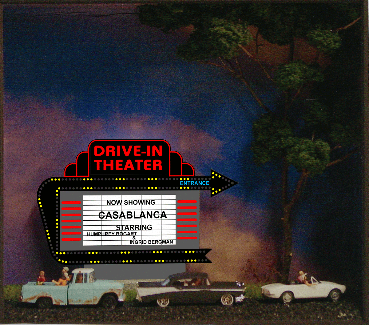 Drive-In Movie Diorama | Christine | MyAmericanCrafts – My American Crafts